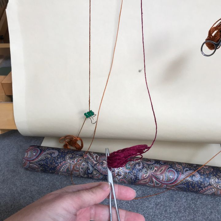 Oh heck! How to replace a bum warp end. – Kate Kilgus